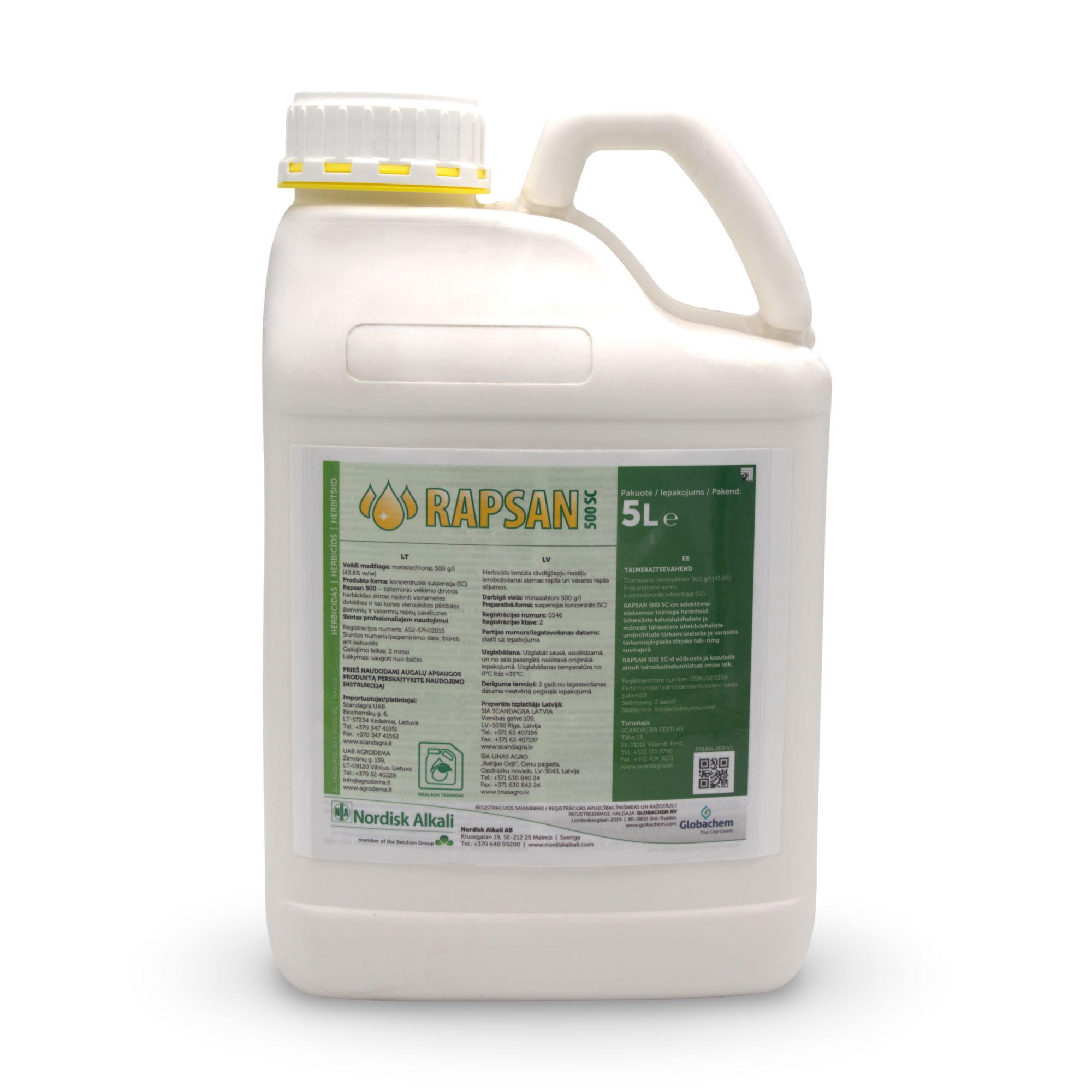 Herbicidas Rapsan 500 SC, 5 l | UAB Agrokoncernas