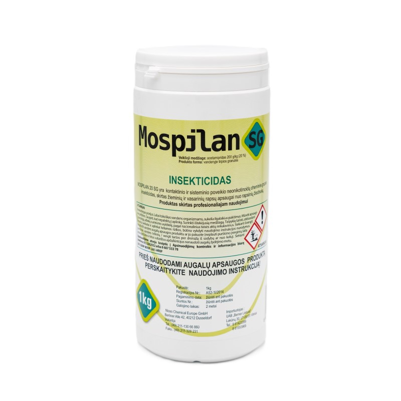 Insekticidas Mospilan 20 SG, 1 kg | UAB Agrokoncernas