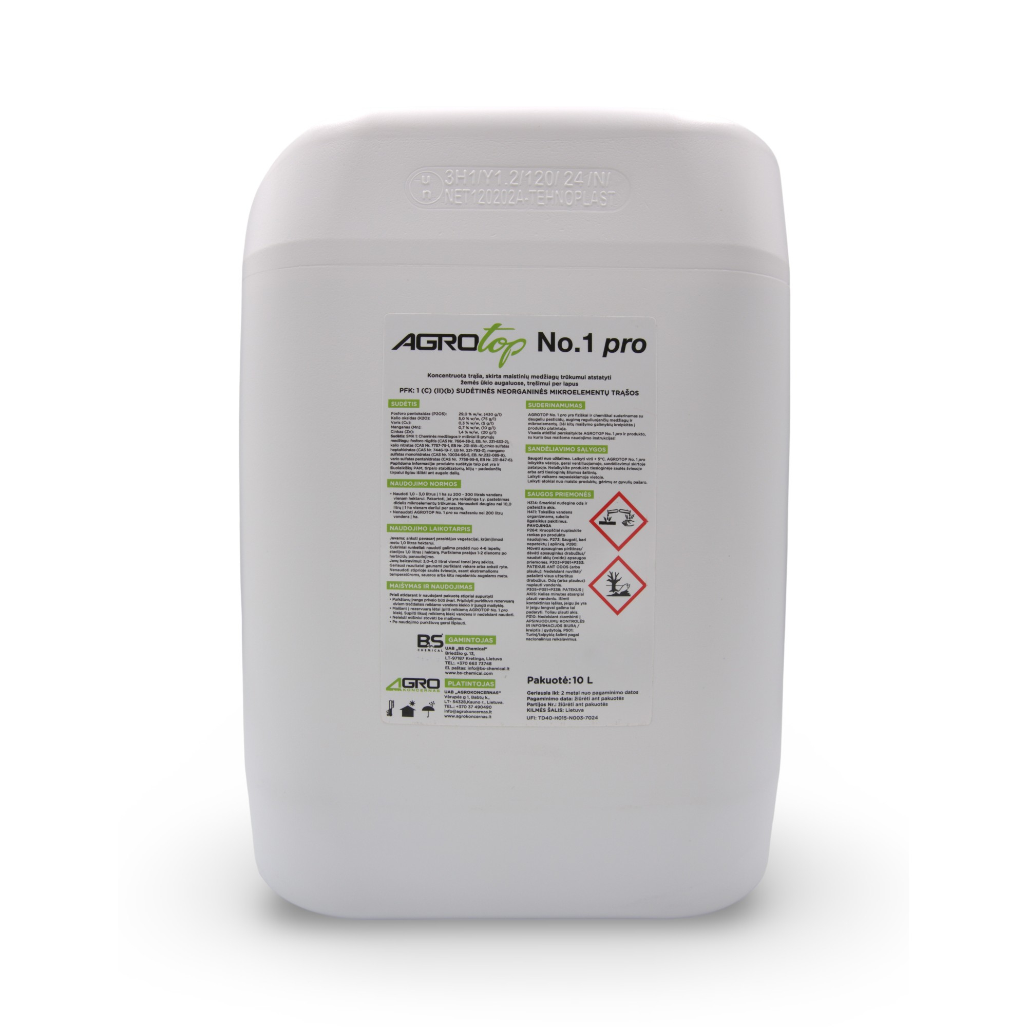 Agrotop No.1 pro, 10 l | UAB Agrokoncernas